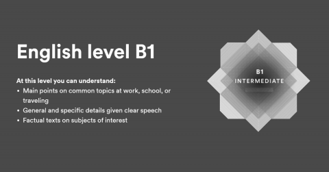 B1 English Level (Intermediate) - International English Test