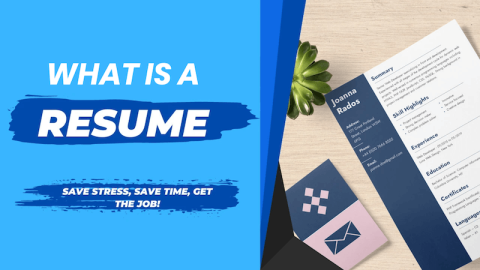 What is a resume? Definition, Meaning & Purpose - International English ...